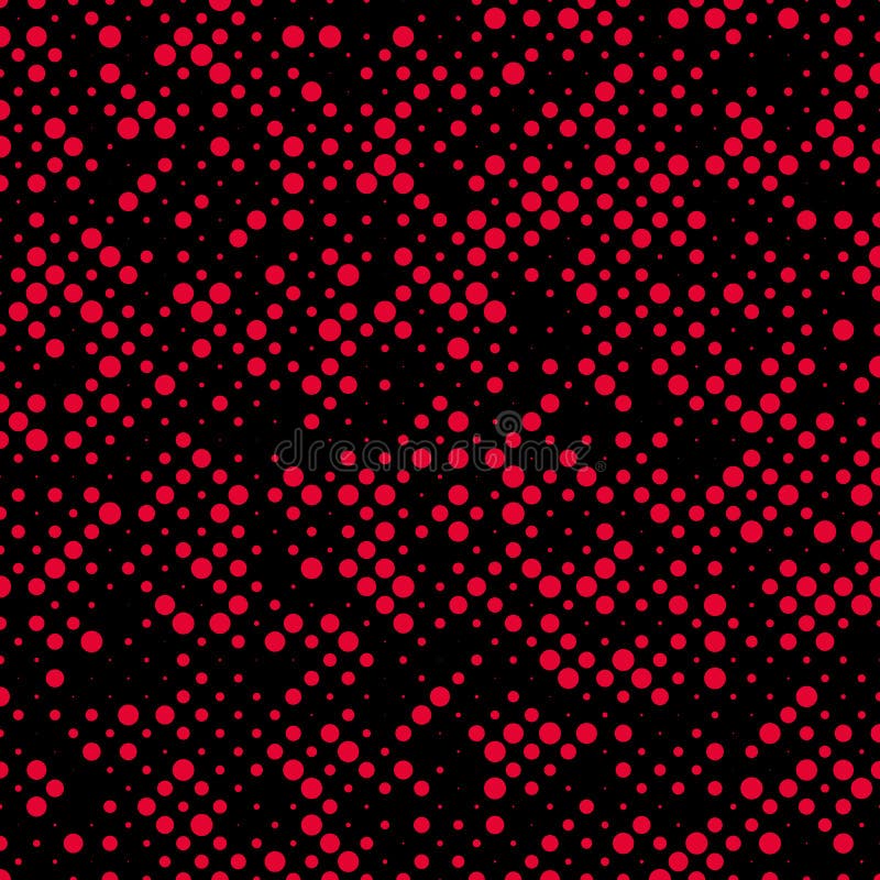 Random Abstract Halftone Circle Pattern Background From Dots Stock