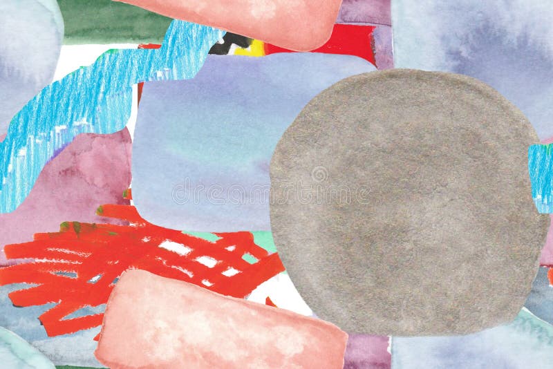 Random Abstract Paper Cut Outs. Creative Contemporary Geometric Paper ...