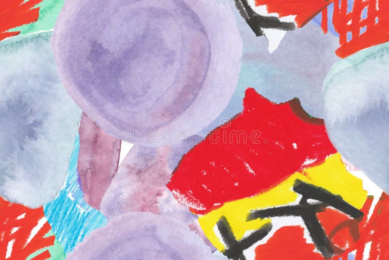 Random Abstract Paper Cut Outs. Graphic Modern Geometric Collage ...