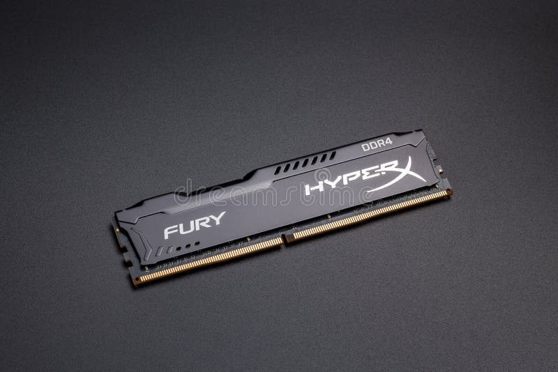 Random Access Memory RAM HyperX Fury DDR4. Editorial Photography ...