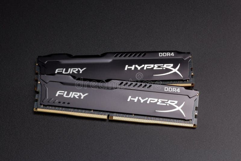 Random Access Memory RAM HyperX Fury DDR4. Editorial Stock Photo ...