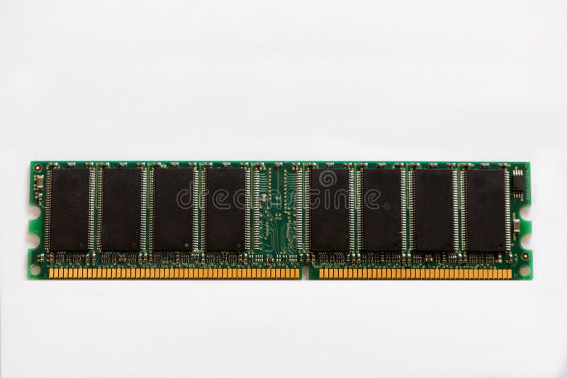 Random Access Memory or RAM Memory Module for Pc Computer Isolated on ...