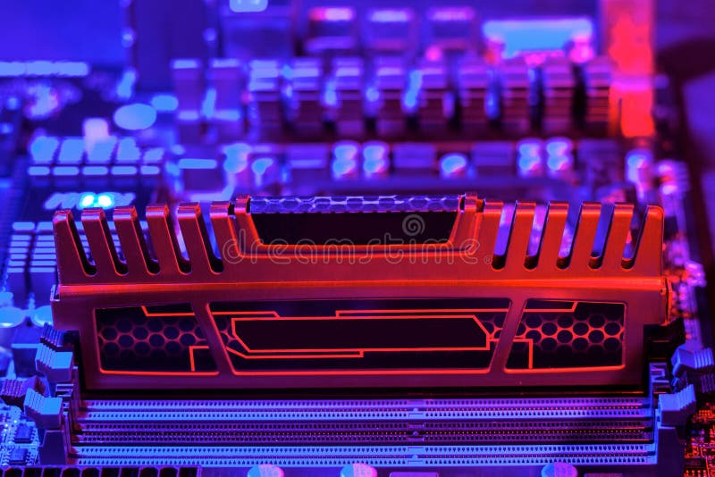 Random Access Memory the Strip is Inserted into the Motherboard ...