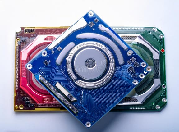 Hard Disk - Storage Device, Isolated on a White Background. Stock ...