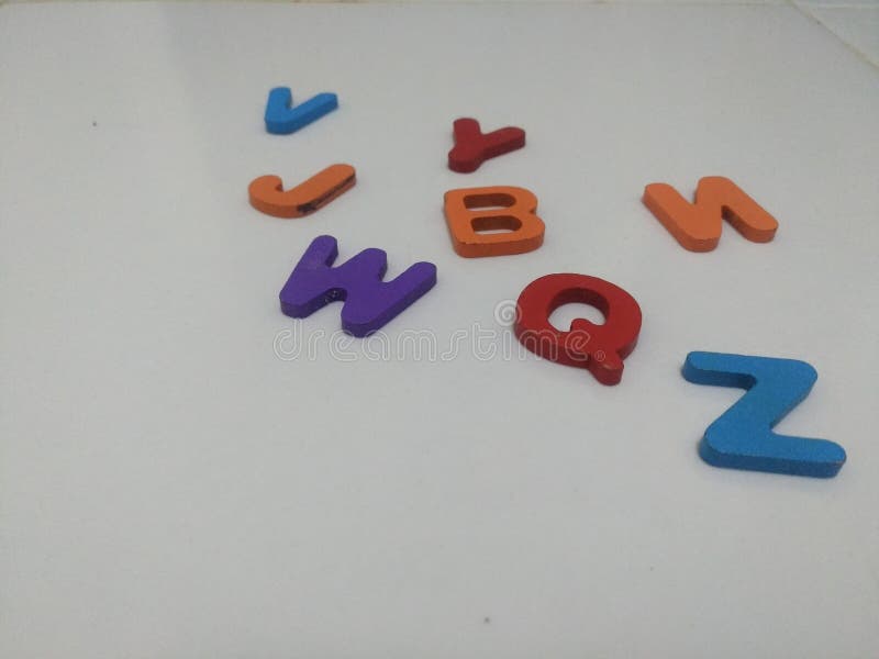 Random Alphabet that Placed on the Floor Stock Image - Image of floor ...
