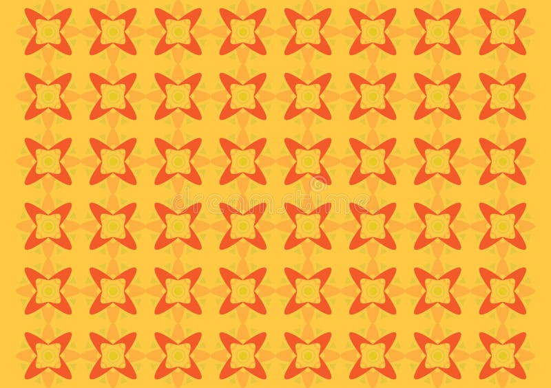 Random Ankara Print Pattern Design Stock Illustration - Illustration of ...