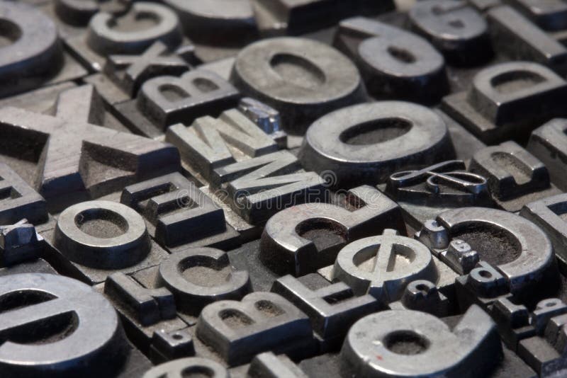 Letterpress alphabet stock photo. Image of letters, design - 42117082