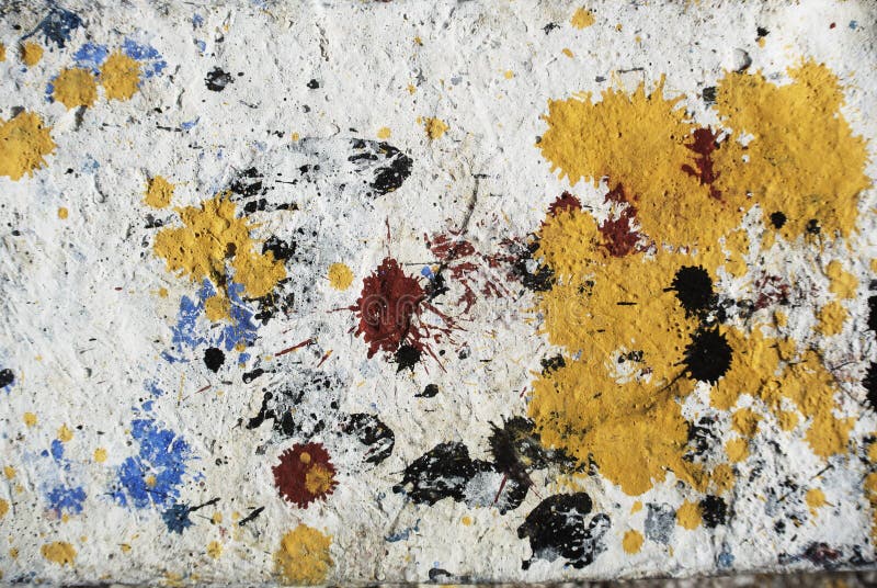Random Background Collage Paint Texture on Wall Stock Photo - Image of ...