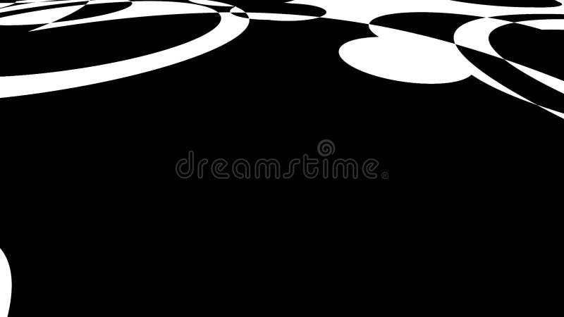 Random Black Circles on a White Background. Stock Footage - Video of ...
