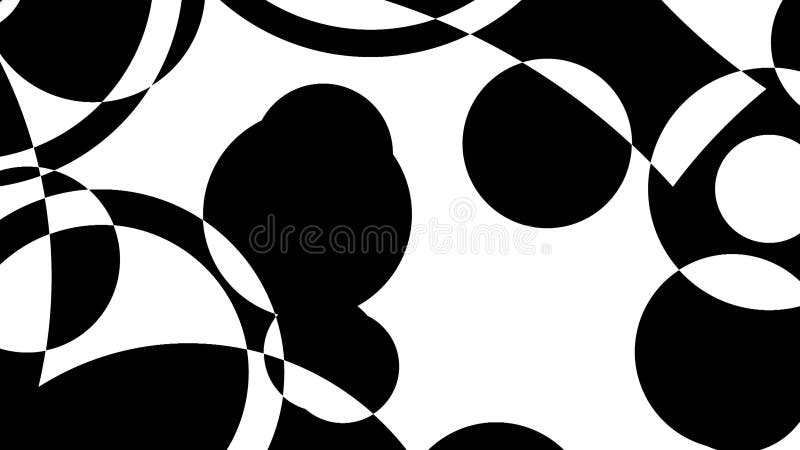 Random Black Circles on a White Background. Stock Footage - Video of ...