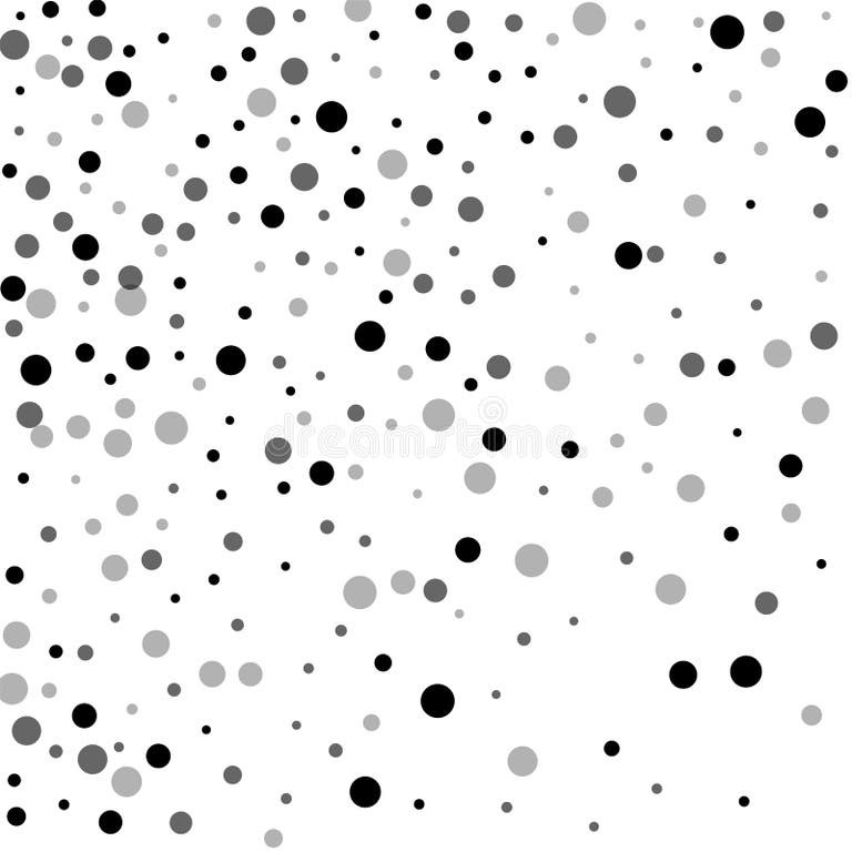 Random black dots. stock vector. Illustration of effect - 98167147