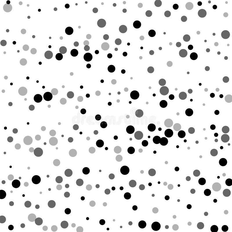 Random black dots. stock vector. Illustration of abstract - 98041169