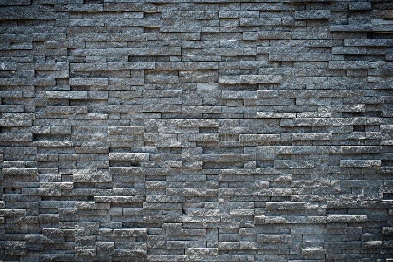 Random Black Granite Stone Wall Stock Photo - Image of modern, home ...