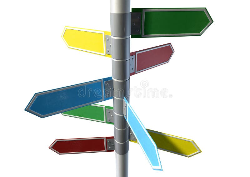 Multi Directional Signs Stock Illustrations – 21 Multi Directional ...