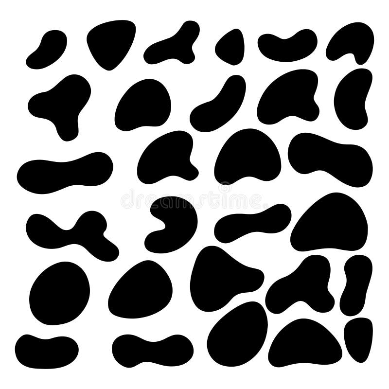 Random Blotch, Inkblot. Organic Blob, Blot. Random Blob Organic ...