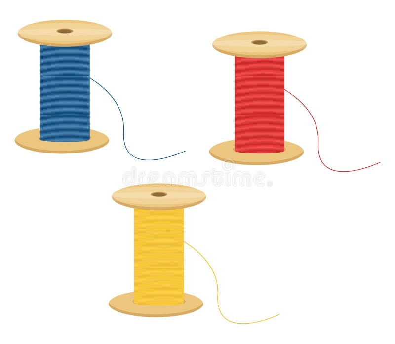 Random bobbin, icon stock vector. Illustration of graphic - 261374545