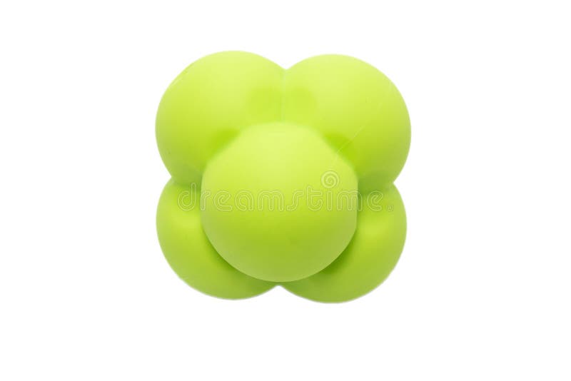 Random Bouncing Ball Isolated on White Background Stock Image - Image ...