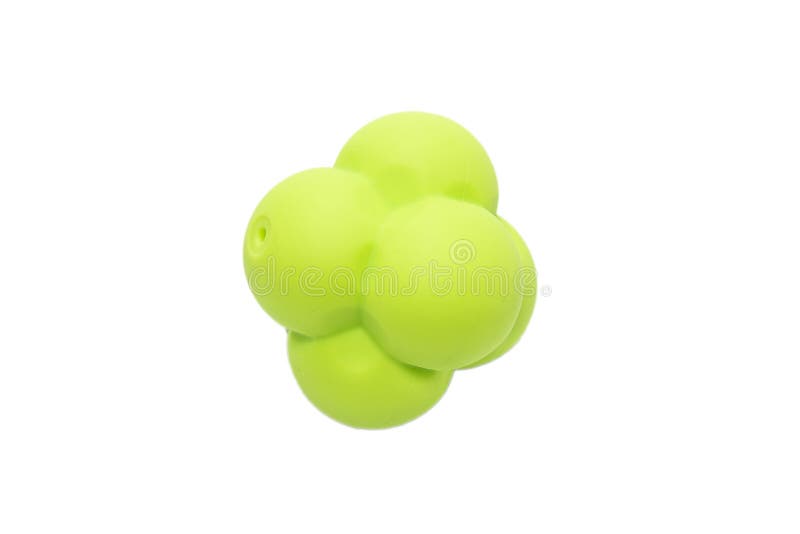 Random Bouncing Ball Isolated on White Background Stock Image - Image ...