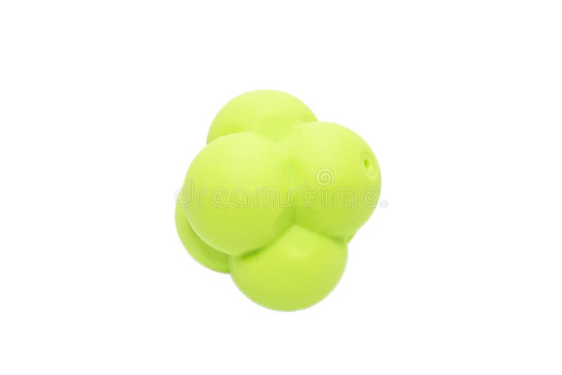 Random Bouncing Ball Isolated on White Background Stock Image - Image ...