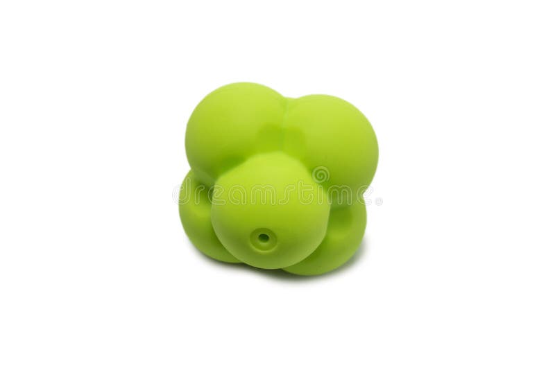 Random Bouncing Ball Isolated on White Background Stock Photo - Image ...