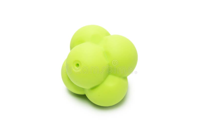 Random Bouncing Ball Isolated on White Background Stock Image - Image ...