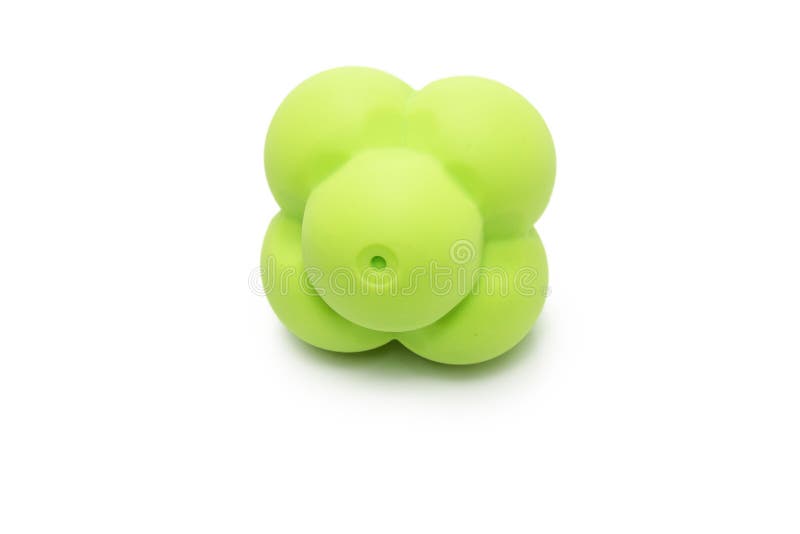 Random Bouncing Ball Isolated on White Background Stock Image - Image ...