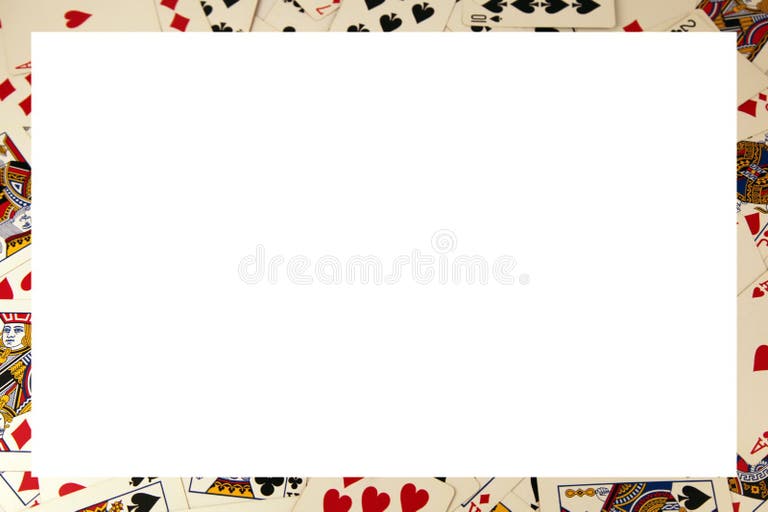 Random Playing Cards Together Forming a Background Stock Photo - Image ...