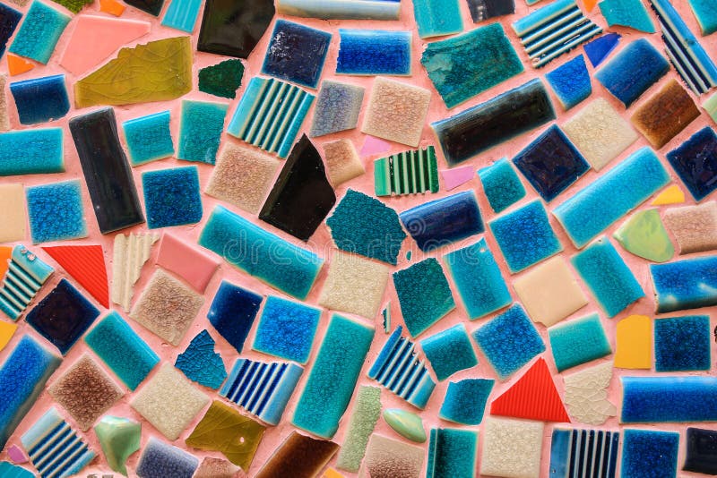 Random ceramic mosaic stock photo. Image of architecture - 51718016