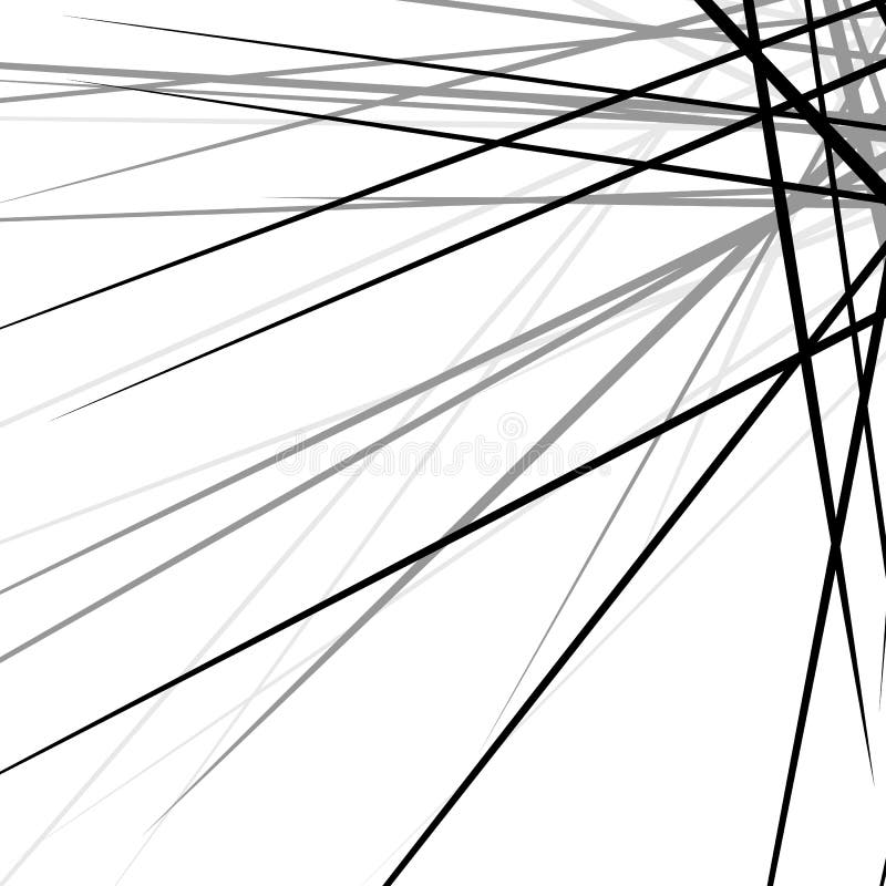 Random Chaotic Edgy Lines. Abstract Geometric Texture Stock Vector ...