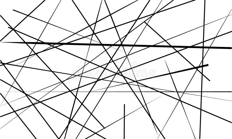 Random Chaotic Lines Abstract Geometric Pattern Texture Eps 10 Overlay Texture Stock Vector