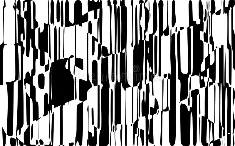 Random Chaotic Lines Abstract Geometric Pattern Stock Vector
