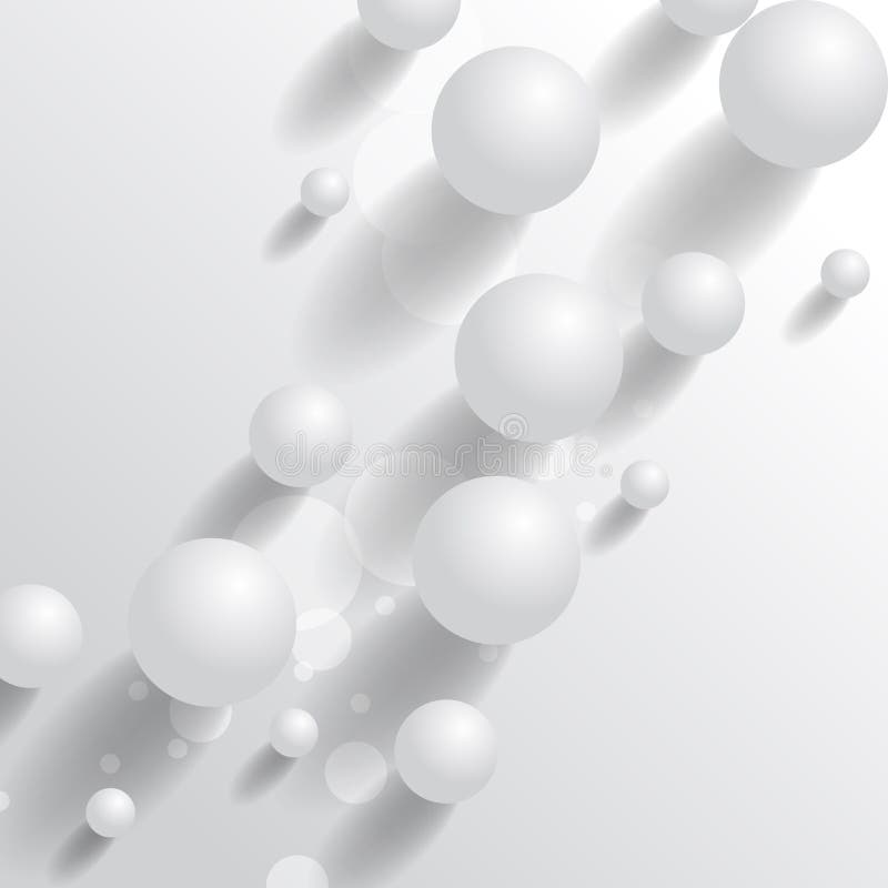 Random Chrome Spheres Background Stock Vector - Illustration of elegant ...