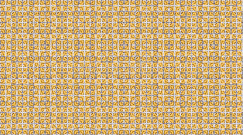 Random Circle Abstract Yellow Background Connecting Dots Stock Vector ...