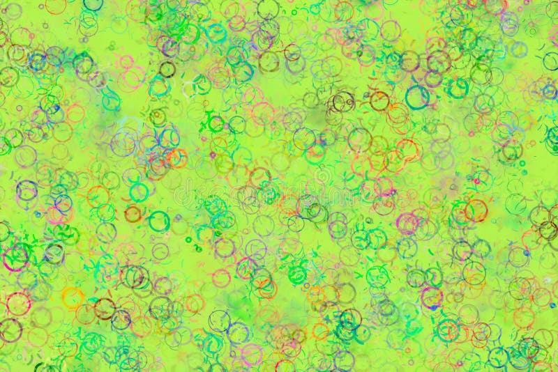 Random Circle, Ellipse or Bubble Shape. Color, Geometric, Artwork ...