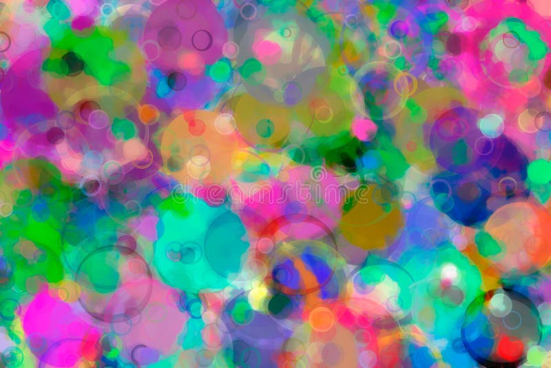 Random Circle, Ellipse or Bubble Shape. Oval, Abstract, Generative ...