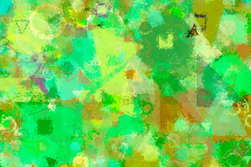 Random Circle, Square. Illustration, Decoration, Abstract & Paper ...