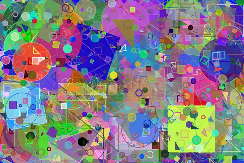 Shape Pattern, Wallpaper or Texture Background. Decoration, Drawing ...