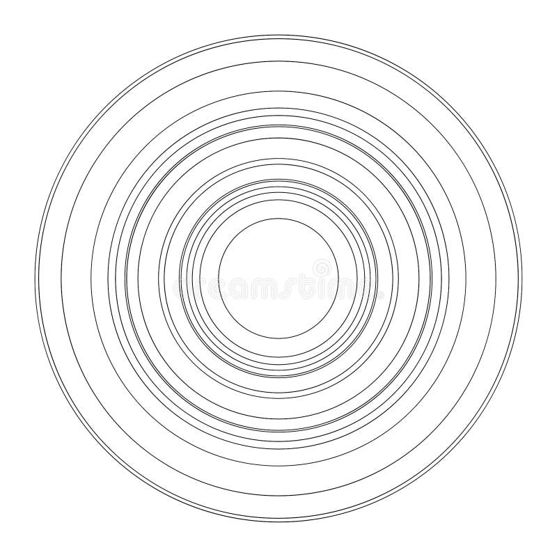 Random Circles Abstract Geometric Composition Stock Vector ...