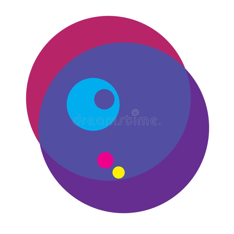 Random Circles, Circular Rings Geometric Design Element Stock Vector ...