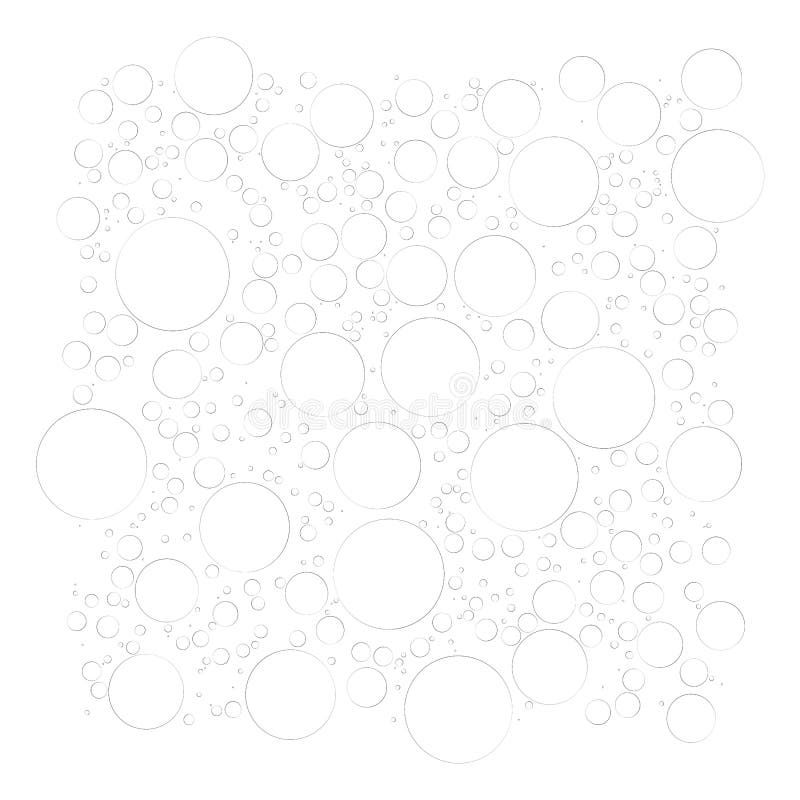 Random Circles Vector Pattern, Texture Stock Vector - Illustration of ...