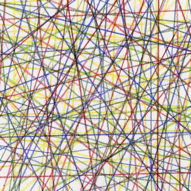 Random Color Lines Background Stock Image - Image of pastel, scribble ...