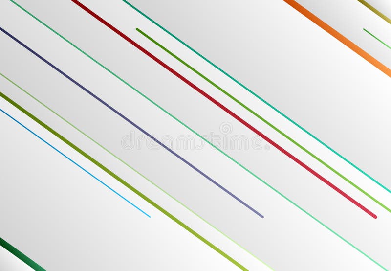 Random Color Lines Vector Illustration Stock Vector - Illustration of ...
