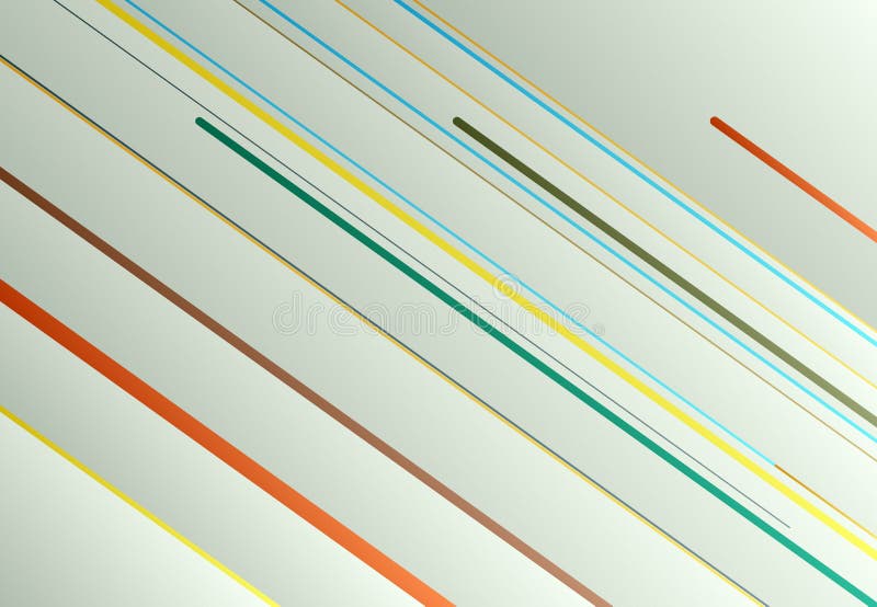 Random Color Lines Vector Illustration Stock Vector - Illustration of ...