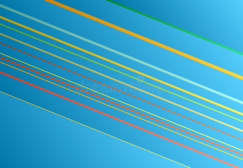 Random Color Lines Vector Illustration Stock Vector - Illustration of ...