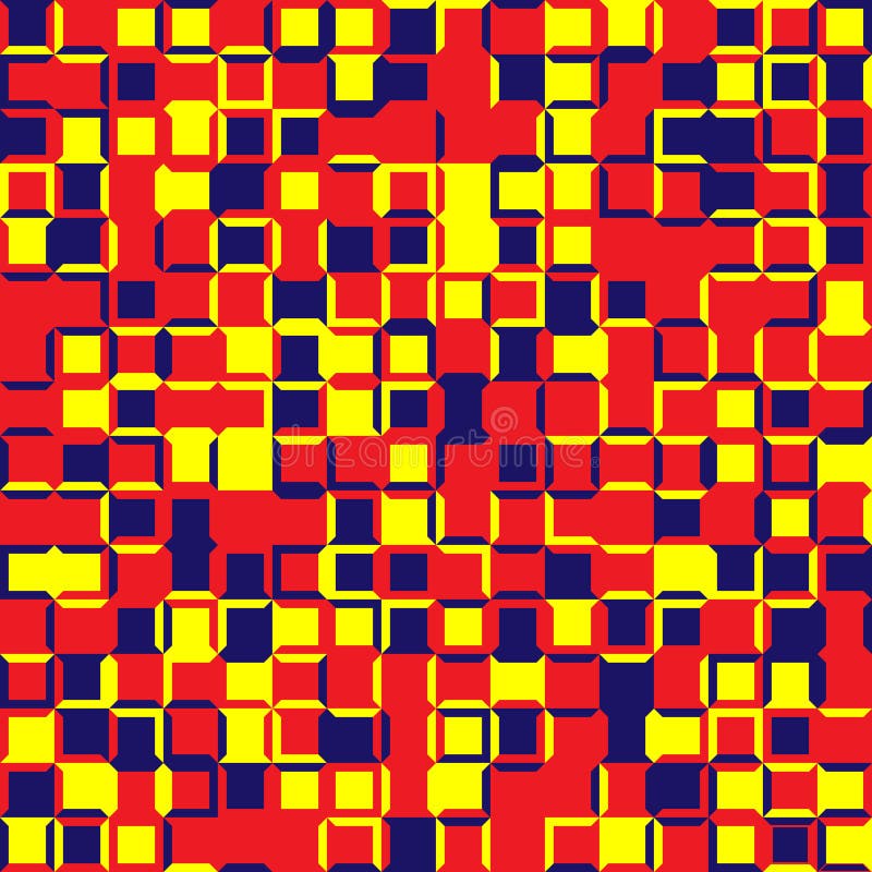 Random Color Squares. Random Colored Abstract, Digital Generative Art ...