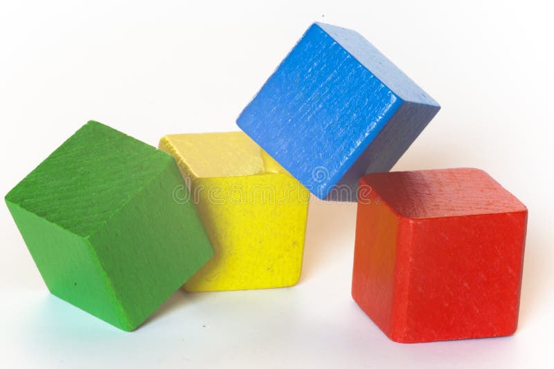 Random colored cubes stock image. Image of childhood - 23261895