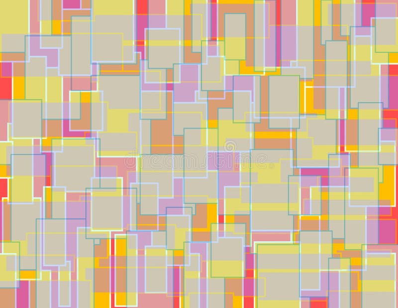 Random Colorful Block Pattern 2 Stock Illustration - Illustration of ...