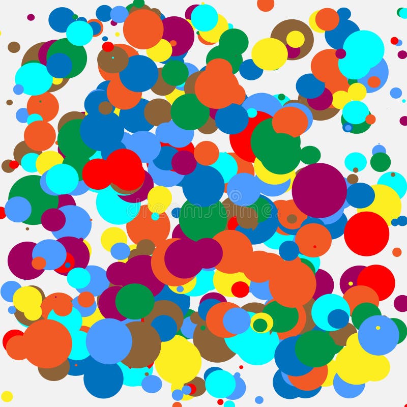 Random Colorful Geometric Pattern Texture Mottled Illustration Of