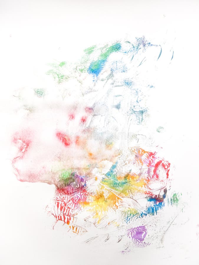 Random Colourful Colorful Paint Marks Stock Illustration - Illustration ...