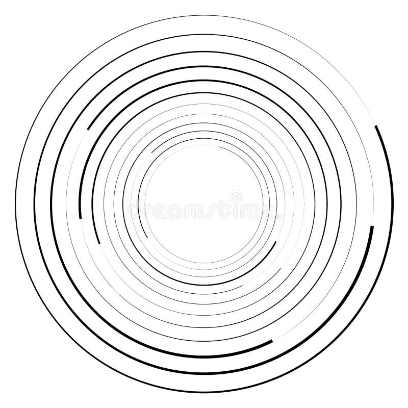 Thin Concentric Circles Stock Illustrations – 420 Thin Concentric ...